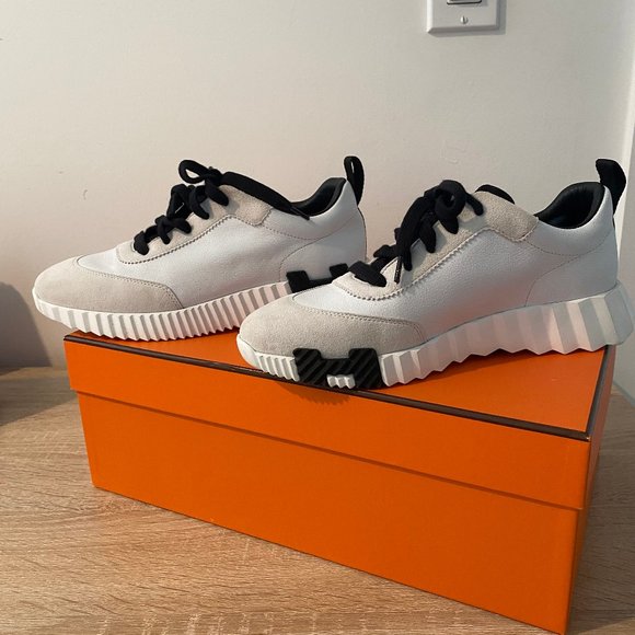 Hermes | Shoes | Hermes Womens Bouncing Sneakers Leather | Poshmark